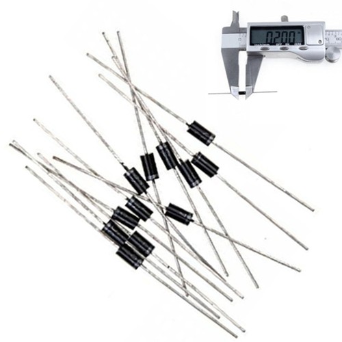 100pcs IN4007 1A 1000V DO-41 Inline Package Fast Recovery Rectifier ...