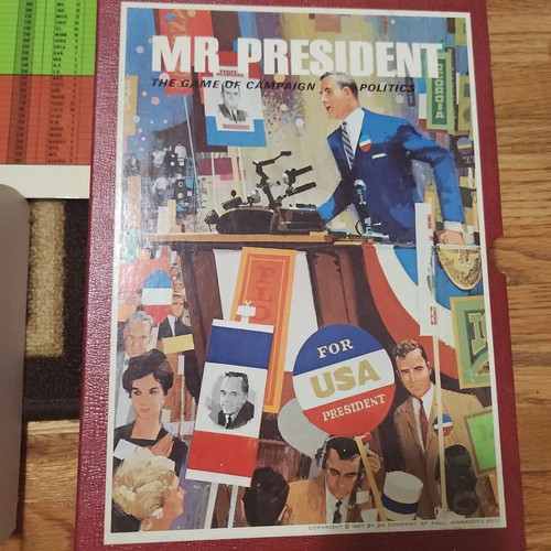 Vintage Mr President Game Of Campaign Politics 1967 3M Company Board ...