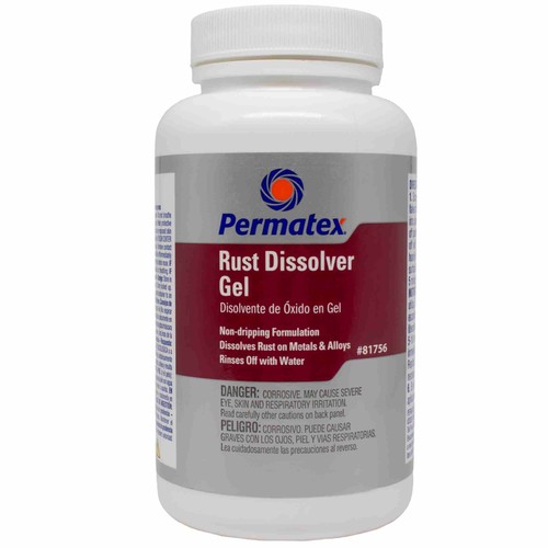 Permatex 81756 Rust Remover - Rust Dissolver Gel - 8 oz Bottle - Each ...
