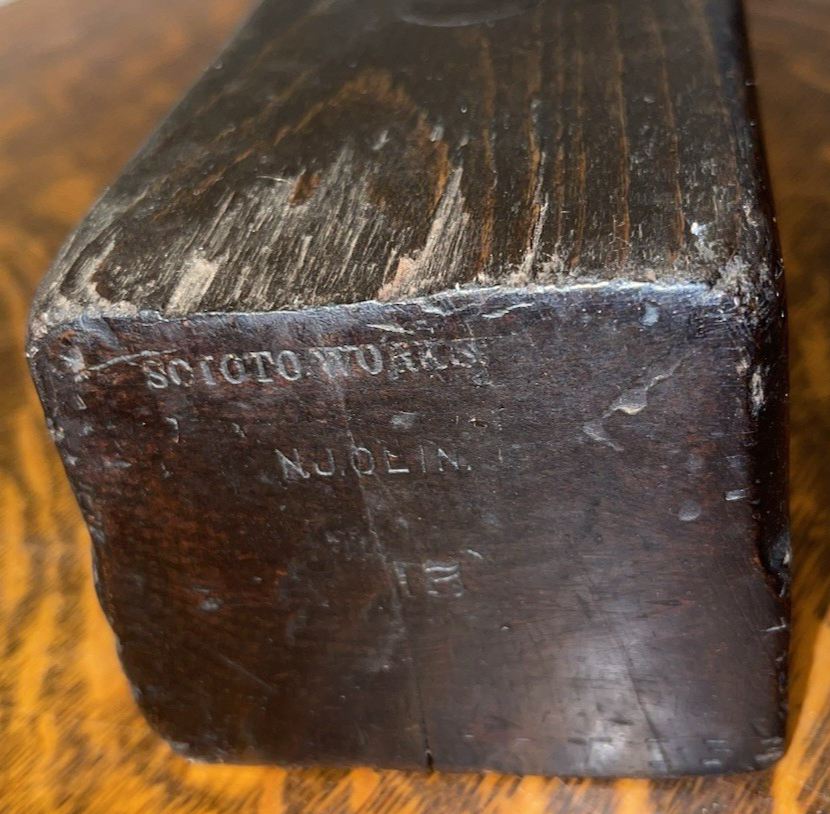 21x3" PLANE~WOODEN PLANE~SEP 16TH,1884~SOTOTO WORKS, NJ | eBay