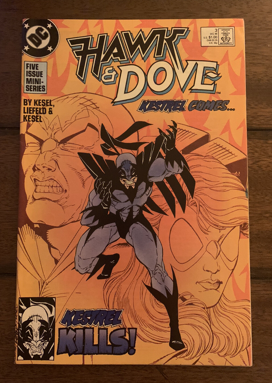 DC Comics Hawk & Dove #3 1989 Mini Series Rob Liefeld VF/NM or better | eBay