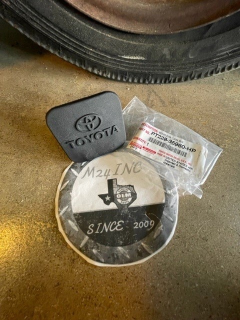 GENUINE OEM TOYOTA 08-21 SEQUOIA TUNDRA RECEIVER TOW HITCH PLUG CAP ...