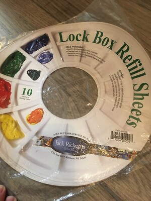 Richeson Lockbox Palette - Oil Painting Sheets - Lockbox Oil Painting ...