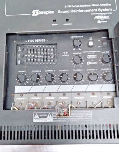 Peavey / Simplex 5100 Series WMA 150 Wall Mounted 8 Channel Mixer Power ...