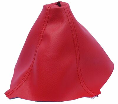 Red Real Leather Manual Shift Boot For 08-14 Dodge Challenger | eBay