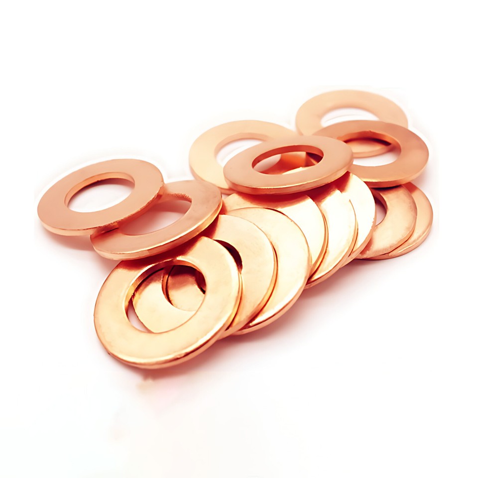 Copper Sealing Washers Metric - M3 M4 M5 M6 M7 M8 M9 M10 Flat Sump Plug ...