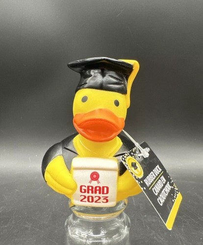 GRAD 2023 Rubber Duck with Cap, Gown & Tassel 3" New With Tag | eBay