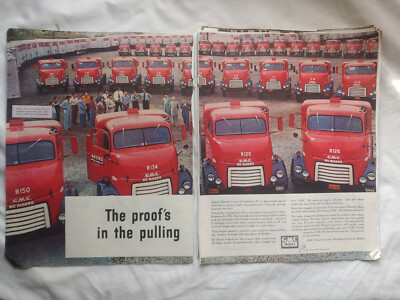 VTG 1953 Orig Magazine Ad GM GMC The Proof's In The Pulling 2PG Red ...