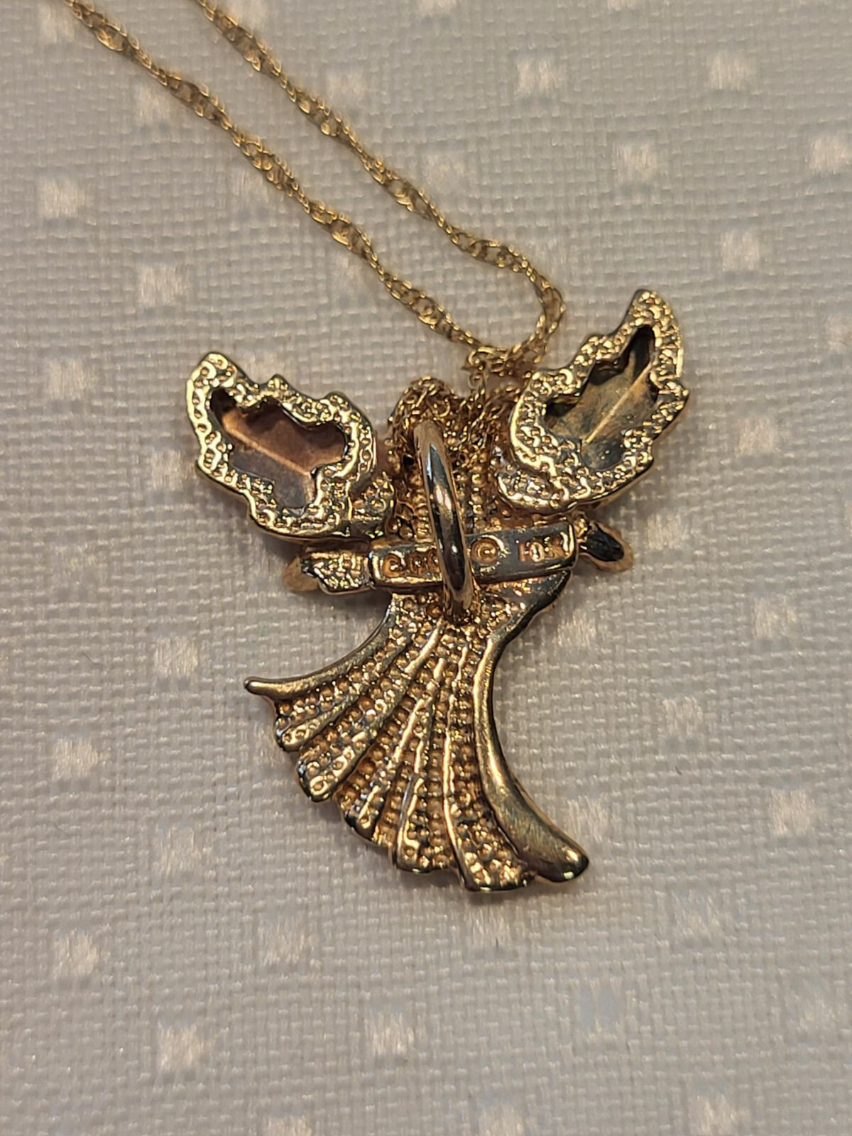 Coleman Co. Black Hills Gold 10K Tri-Color Gold Angel… - Gem