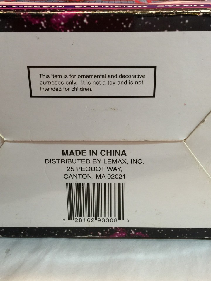 Lemax Village Collection 2000 Poly Resin Millennium Souvenir Stand ...