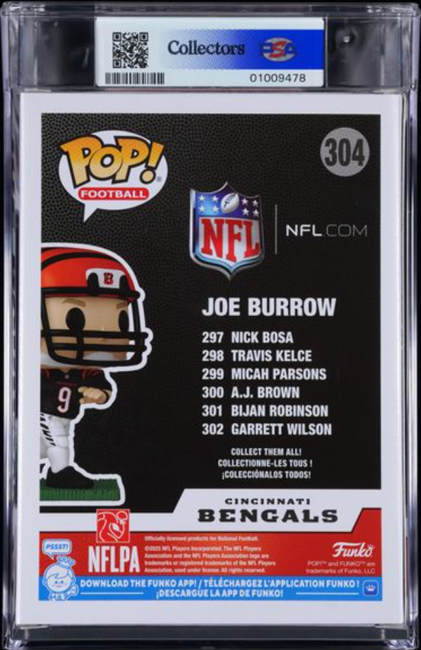 Joe Burrow "Cincinnati Bengals" Football 304 Special Edition Funko Pop ...