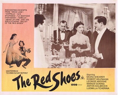 THE RED SHOES Rare Australian 1970sr Lobby card 4 Michael Powell Moira ...