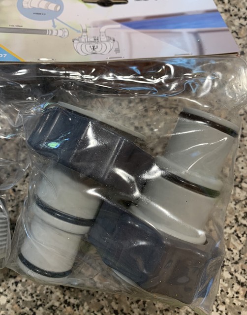 Intex Replacement Hose Adapter A with Collar (25007) - 2 Pack for sale ...