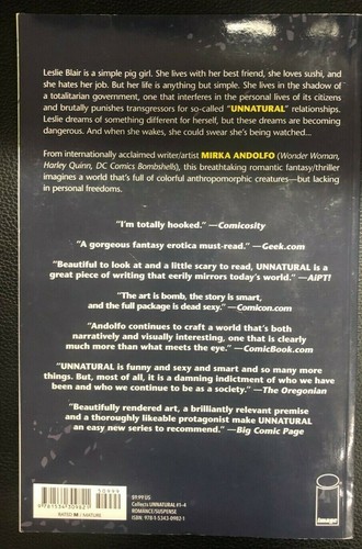 UNNATURAL volume 1 Awakening (2019) Image Comics Trade Paperback VG+ ...