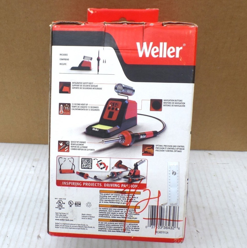 WELLER WLSKD7012A 70-WATT DIGITAL CORDED SOLDERING STATION WITH ...