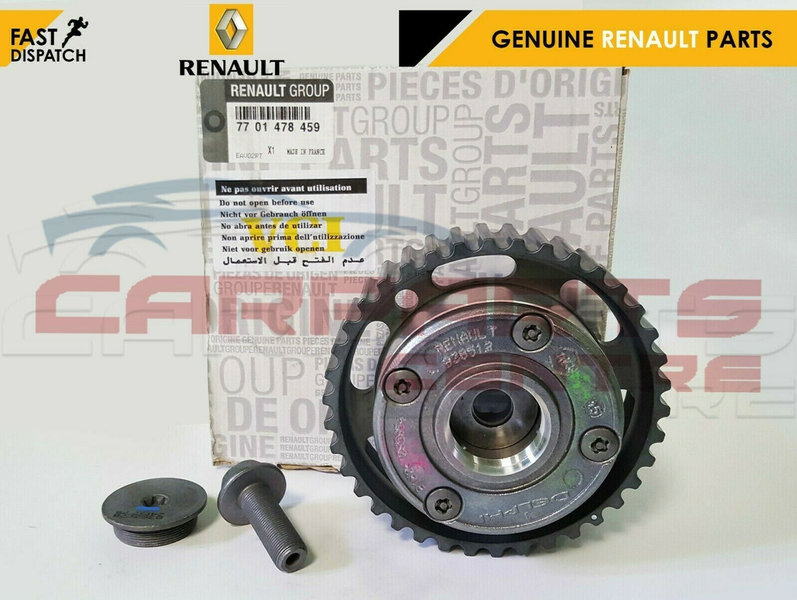 FOR RENAULT CLIO 2.0 SPORT 200 197 CAMSHAFT DEPHASER PULLEY GENUINE ...