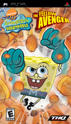 SpongeBob SquarePants The Yellow Avenger - Playstation Portable PSP ...