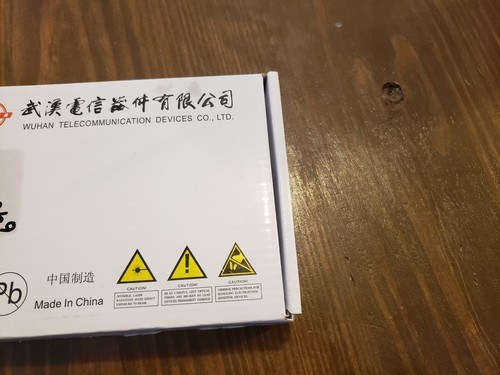 Lot of 10 WTD SFP Transceiver Modules - Model RTXM191-552-C16 - Brand ...