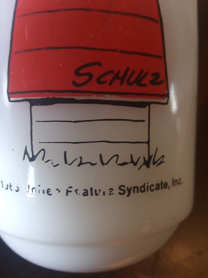 Snoopy curse You Red Baron Coffee Mug Anchor Hocking Fire King 24 | eBay