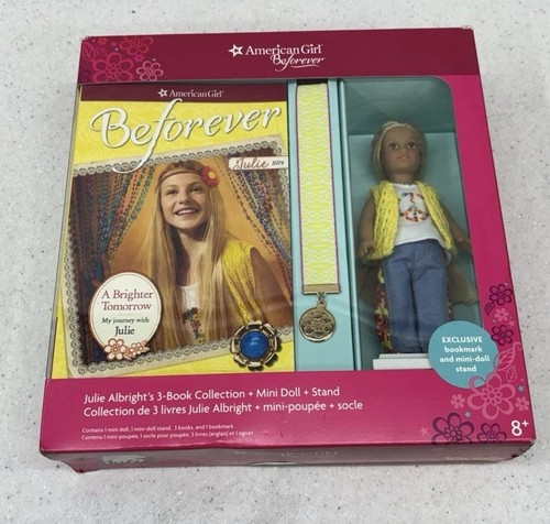 American Girl Beforever Julie Mini Doll & Books | eBay