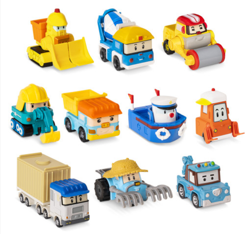 Robocar Poli Diecast Mini Car Toy Figure 10pcs Set Version 2 Tracking ...