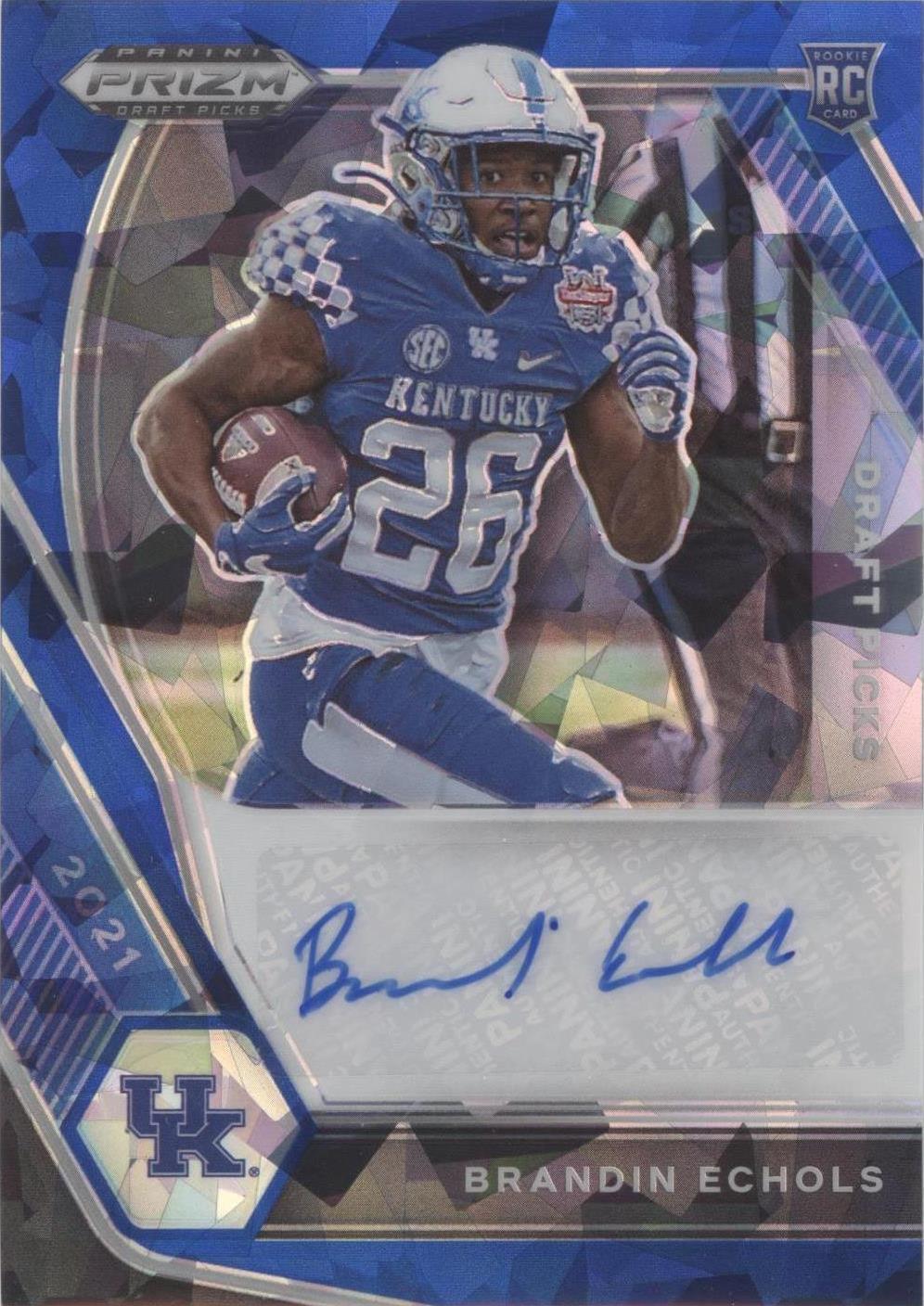 2021 Panini Prizm Draft Picks - Draft Picks Autographs Brandin Echols # ...