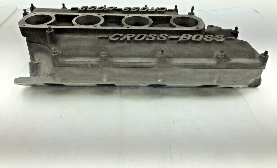 1970 Cross Boss NOS Autolite Ford Carbs 302 4V Inline Induction Intake ...