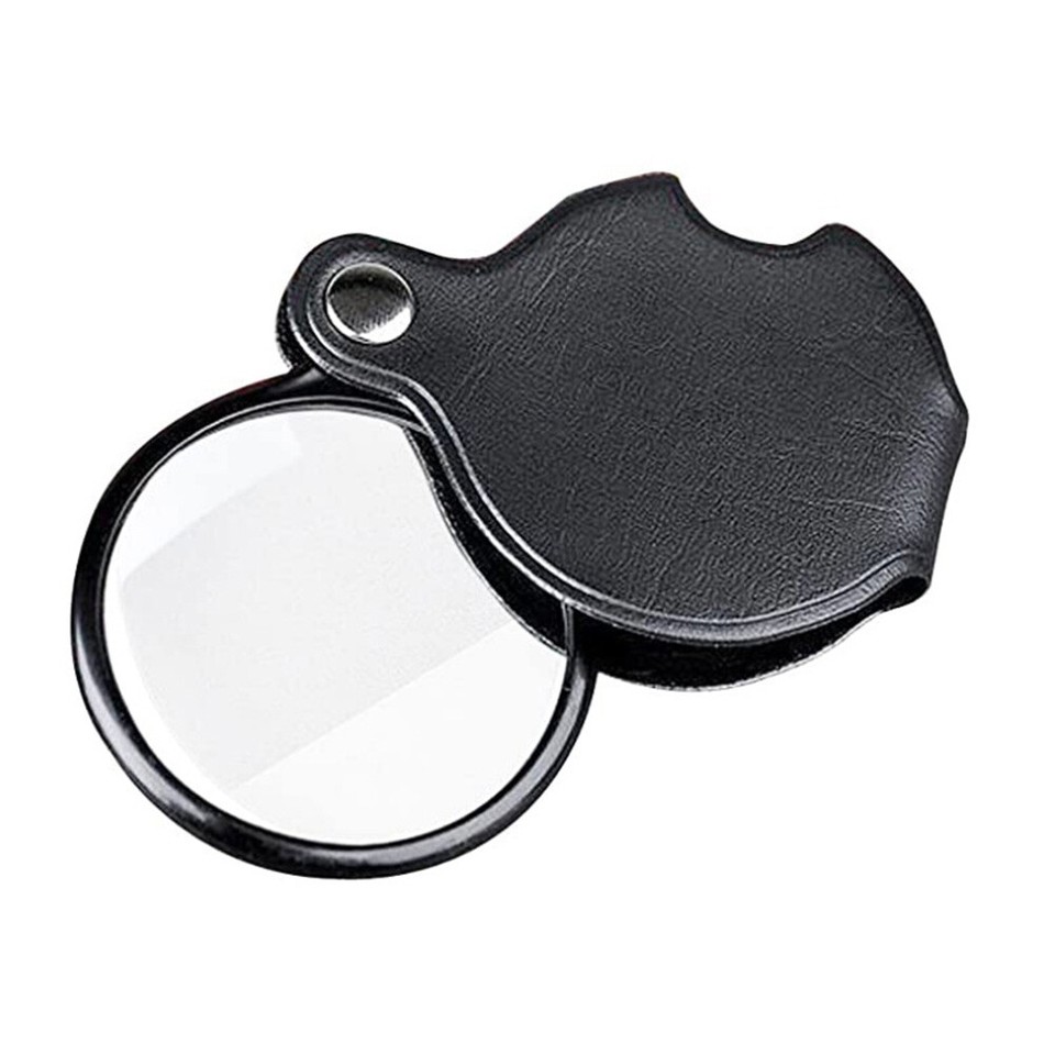 5X Letter Mini Pocket Magnifier Monocle Foldable Reading Magnifying ...