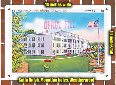 Metal Sign - New York Postcard - The Famous Catskill Mt. House ...