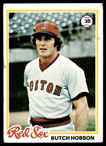 1978 Topps Baseball #155 Butch Hobson Boston Red Sox | eBay