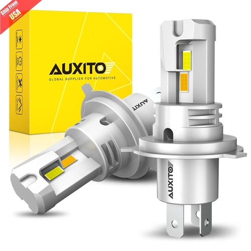 AUXITO H4 9003 80000LM Car LED Headlight Bulbs 2-Color 3000K Yellow ...