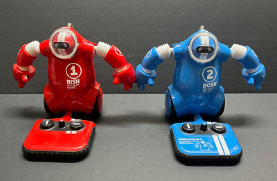 Sharper Image Robo Rage Remote Control Robot Fighting 2 Player Game Set ...