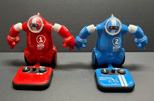 Sharper Image Robo Rage Remote Control Robot Fighting 2 Player Game Set ...