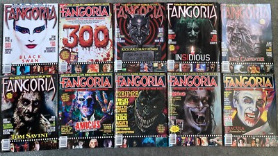 Fangoria Magazine 2011 Lot - 10 Issues 299 300 301 302 303 304 305 306 ...