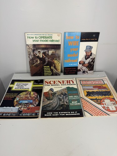 Model Railroad Books Guides - Layout, Wiring, HO Primer -Mixed Lot Of 5 ...