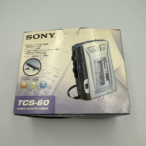 Unused Sony TCS-60 stereo cassette recorder | eBay