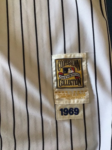 Cubs Ernie Banks Mitchell And Ness Cooperstown Collection Size 54 2XL ...