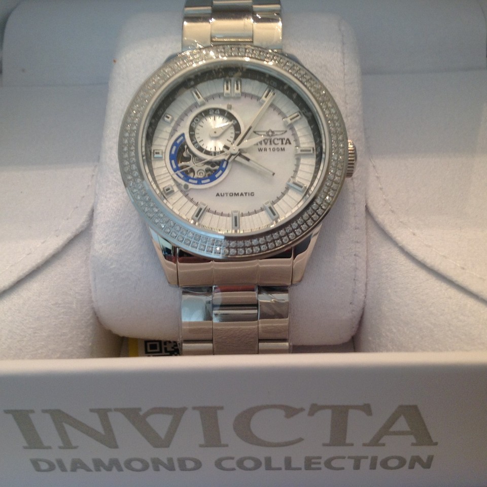 Invicta 44mm Pro Diver Elite Diamond Collection Auto/Mech .75ctw ...