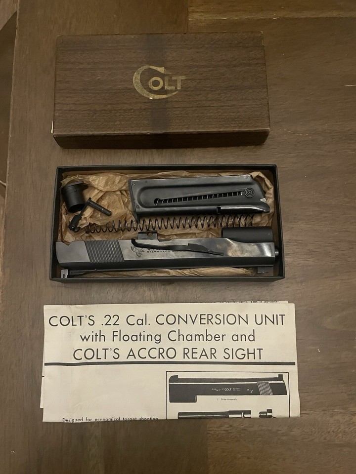Colt 22LR Conversion Kit W/original Box An 1 Mag | eBay