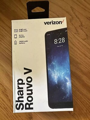 Sharp Rouvo V STTM21VAPP 32GB 3GB Verizon Prepaid Locked Black New | eBay