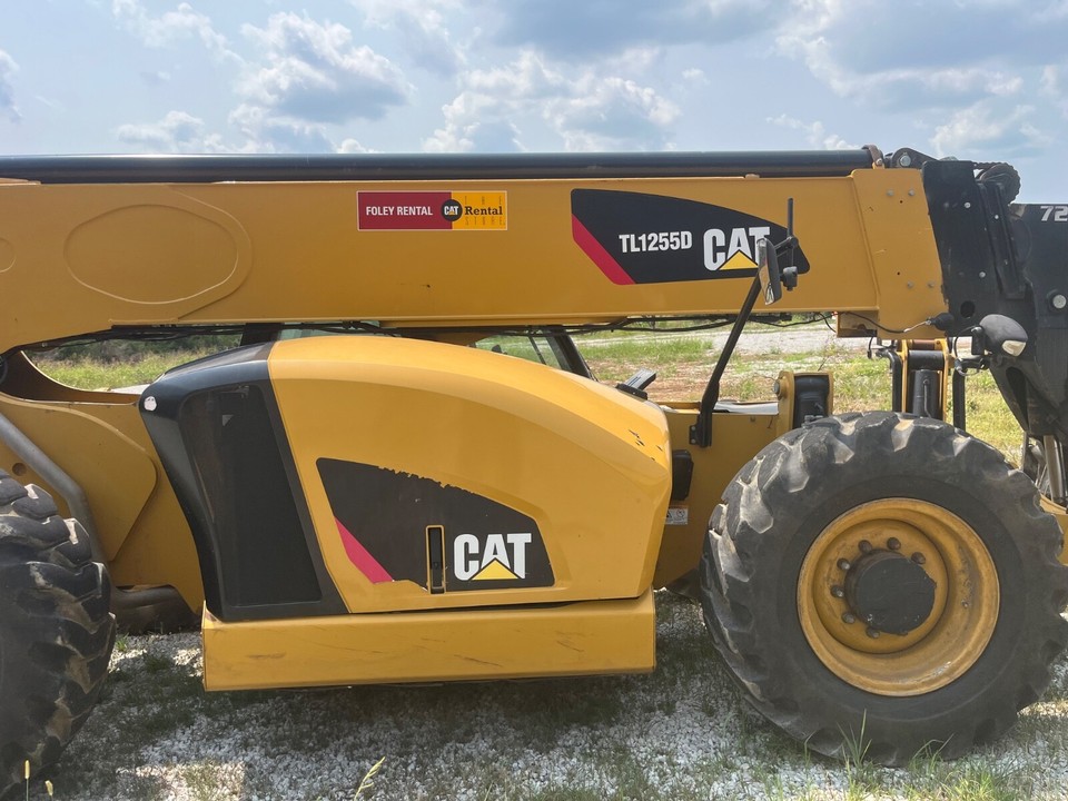 Forklift Caterpillar TL1255D 12,000 lbs! Telehandler 54.5' High 42 ...