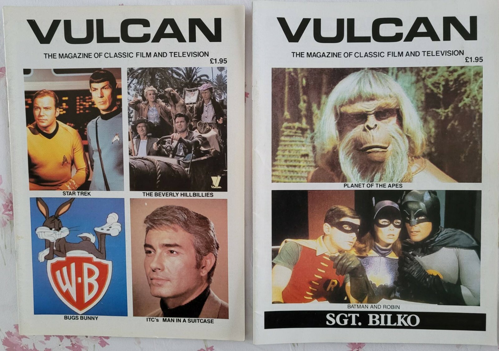 Vulcan Magazine The magazine of Classic Film and Television 1988-1989 ...