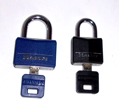 Lot 2 Master Lock Hardened Padlocks with Keys | eBay