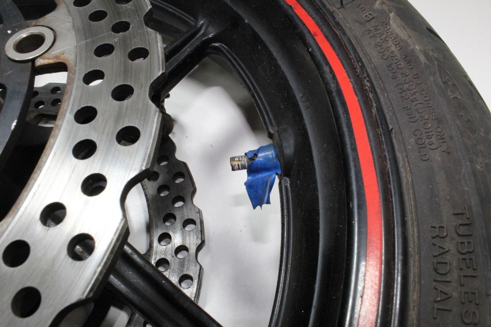 2007-2012 07 08 09 10 11 12 NINJA ZX6 ZX6R FRONT WHEEL RIM OEM #9866 H6 ...