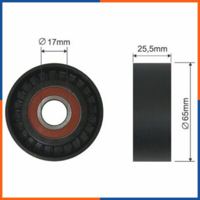 Galet tendeur de courroie d'accessoire pour FORD | Y60115980, Y60215980 ...