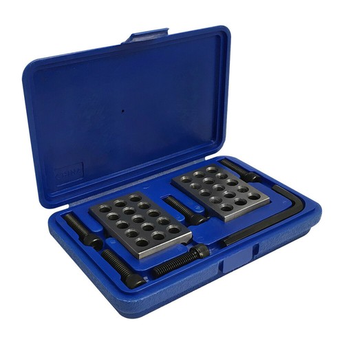 2 Pc Ultra Precision 1-2-3 Blocks .0001'' Set Holes Milling Drilling ...