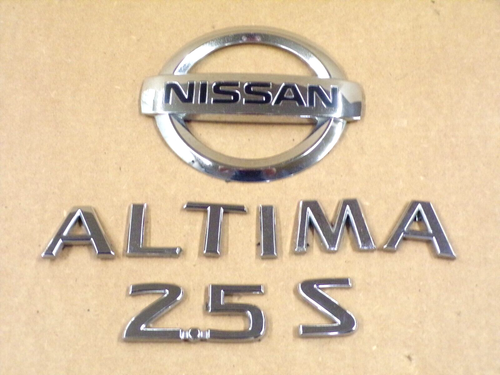 2010 nissan altima trunk emblem letter set 2007-2012 | eBay