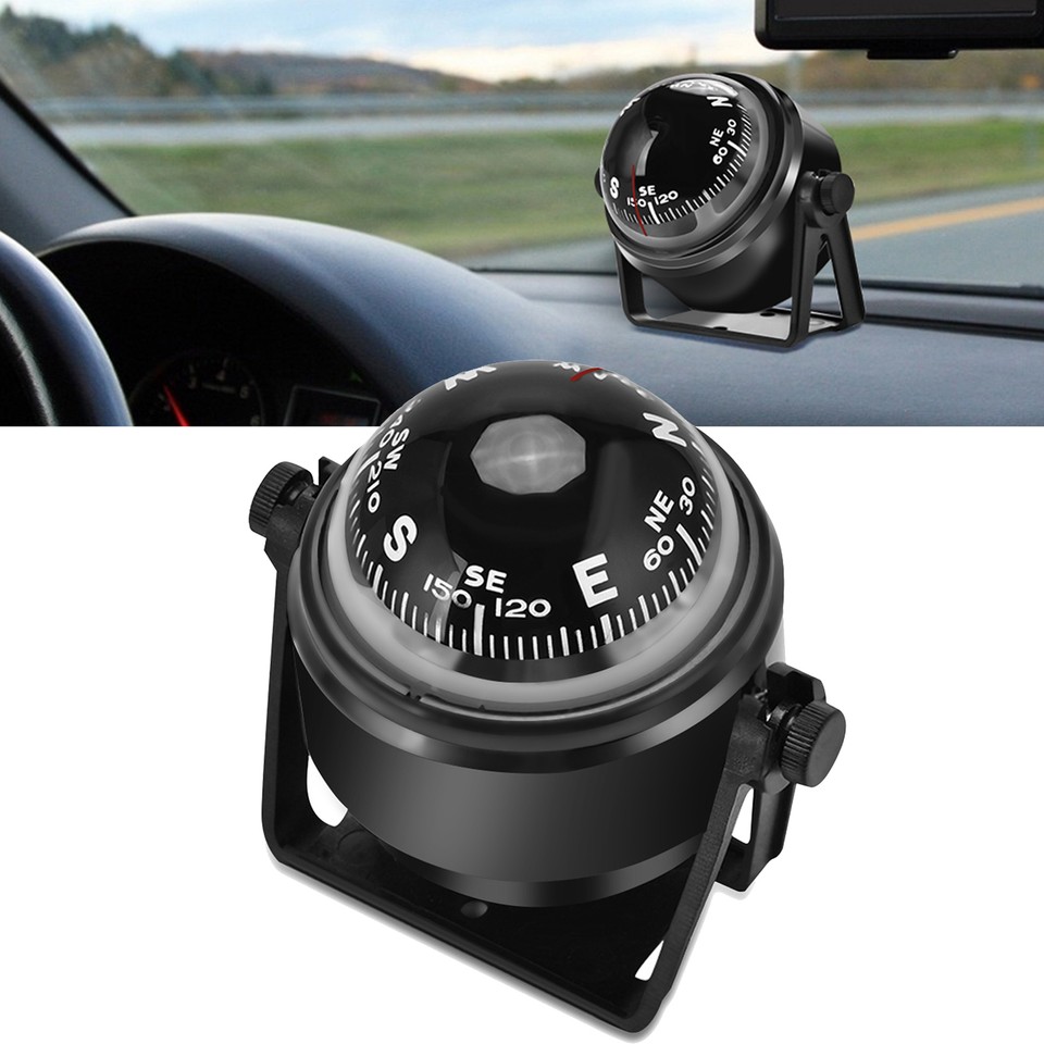 Night Marine Electronic Ball Compass for Car Boat Truck Black | eBay