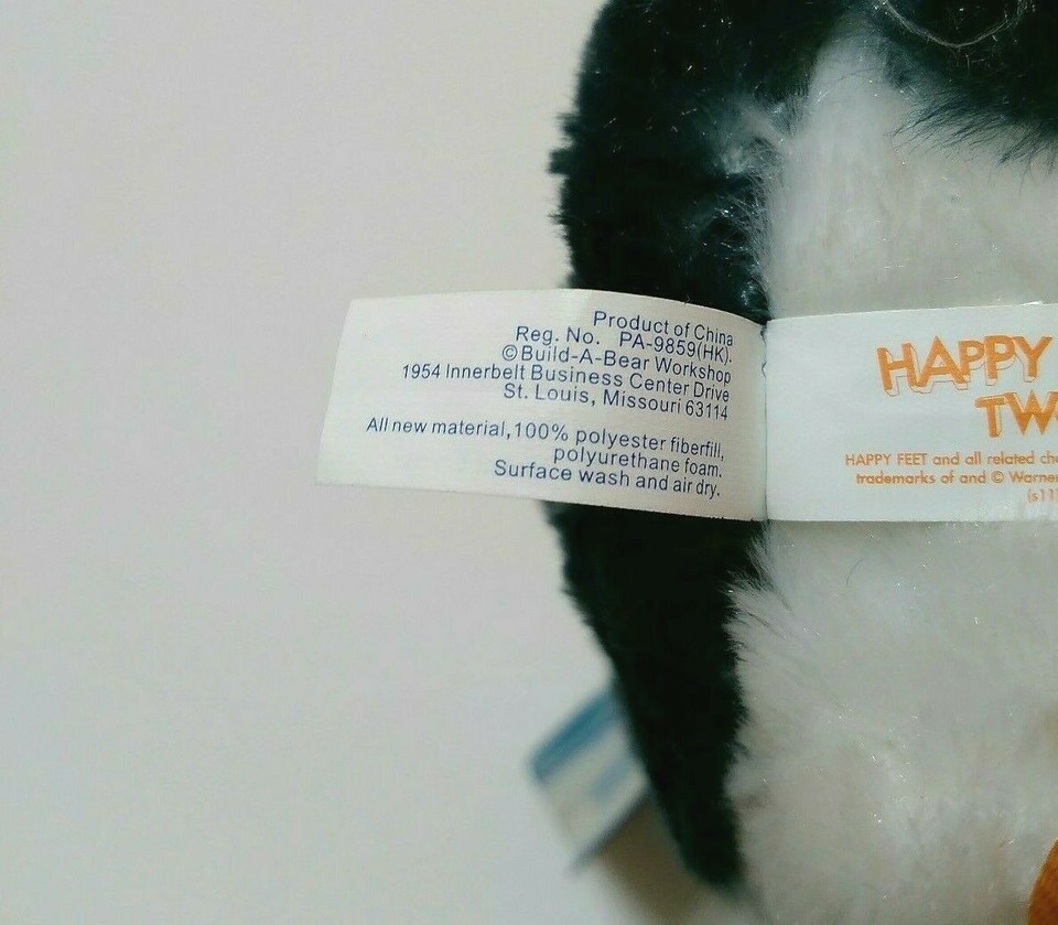 Happy Feet 2 Plush Build A Bear Sven Puffin Penguin Bird Stuffed Animal ...
