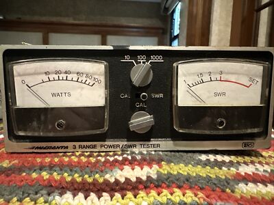 NICE! Vintage Micronta 21-520A 3 Range Power / SWR Tester Meter CB HAM ...